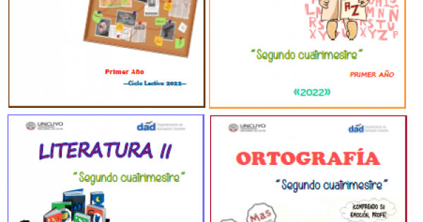 Cuadernillos de Lengua y Literatura y de Ortografía de 1° y 2° año ...