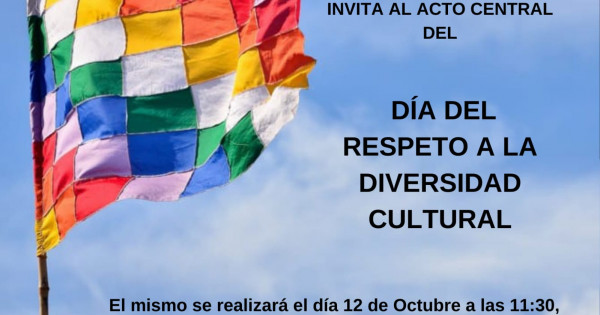 Invitación al acto por el Día del Respeto a la Diversidad Cultural 2022 ...
